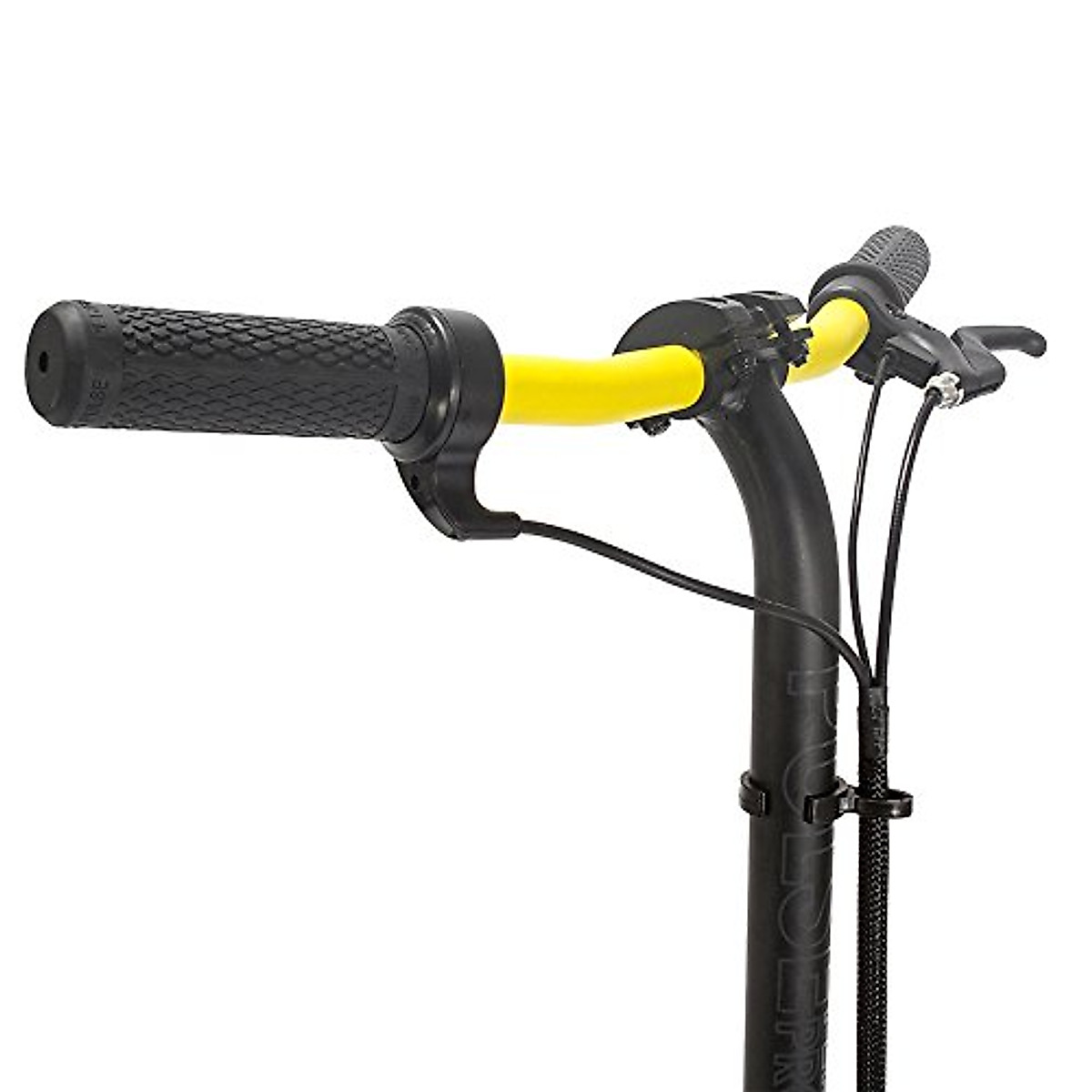Pulse Performance Products Sonic XL Electric Scooter, Black/Yellow