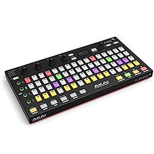 AKAI Professional Fire (Software Bundle) - USB MIDI Controller for FL Studio with RGB Clip / Drum Pad Matrix and FL Studio Fruity Edition Software