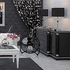 Vie Air Industrial Fan Collection, 20 Inch, Black