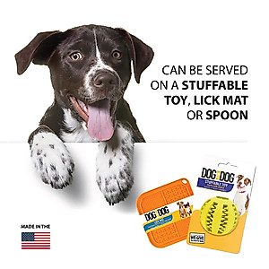 Dog for Dog Peanut Butter with Prebiotic & Probiotics for Dog | Dog Friendly Peanut Butter Treats Improves Immune System & Gut Health | Dog Probiotic Calming Treats for Itchy Skin - Made in The USA