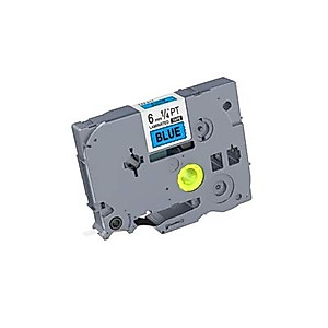 IDIK 1PK Black on Blue Standard Laminated Label Tape Compatible for Brother P-Touch TZe-511 TZ511 TZe511(6mm x 8m)