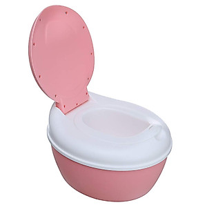Toxz Multi-Stage 3-in-1 Potty Training Toilet for Baby,Removable and Easy to Clean,Backrest and Anti-Slip Stripe,Urinary Mouth Anti-Spray Design,Non-Toxic,Plastic Vinyl Material(Ship from US!)