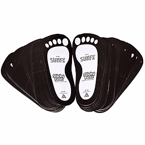 SunFX Disposable Sticky Feet Protectors (25-PAIRS) Spray Tan Feet Protector Pads for Sunless Airbrush Tanning