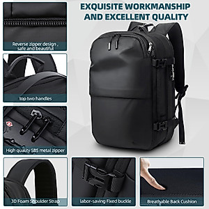 lovvento Cute Backpack Waterproof Vintage Laptop Backpack 15.6" Work College School Backpacks for Teen Girls Nurse Teacher Blue