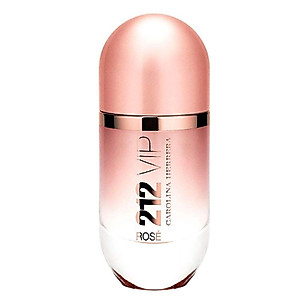 Carolina Herrera 212 Vip Rose Fragrance For Women - Notes Of Bubbly Rosé - Seductive Peach Blossom - Fresh, Elegant And Dynamic - Day And Night Wear - Sensual And Feminine Scent - Edp Spray - 1 Oz