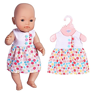 Ebuddy 6 Sets Doll Clothes Outfits for 14 to 16 Inch Baby Dolls, 15 Inch Baby Dolls and 18 inch Girl Doll