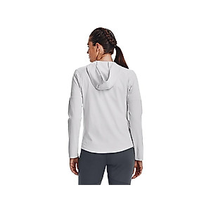 Under Armour womens Softball Cage Jacket 22, (014) Halo Gray/Pitch Gray/White, Medium