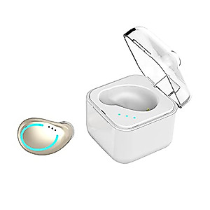 OCUhome MOHALIKO TWS Wireless Earbuds, M-B8 Wireless Headphones Intelligent Touch Waterproof Universal Bluetooth 5.0 Sports Headphone for Outdoor Luxury Gold