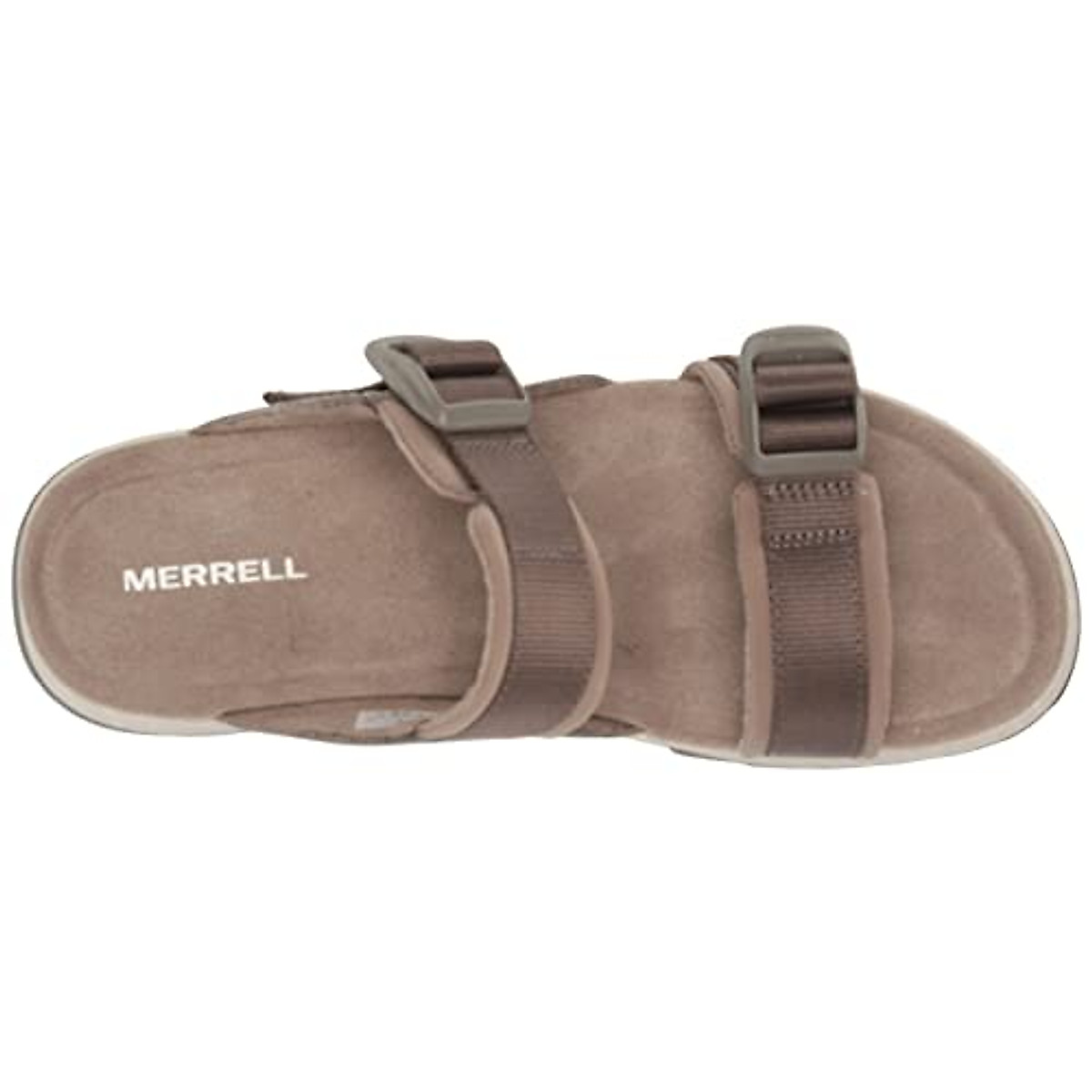 Merrell Women's Alpine Cush Slide Wedge Sandal, Brindle, 7