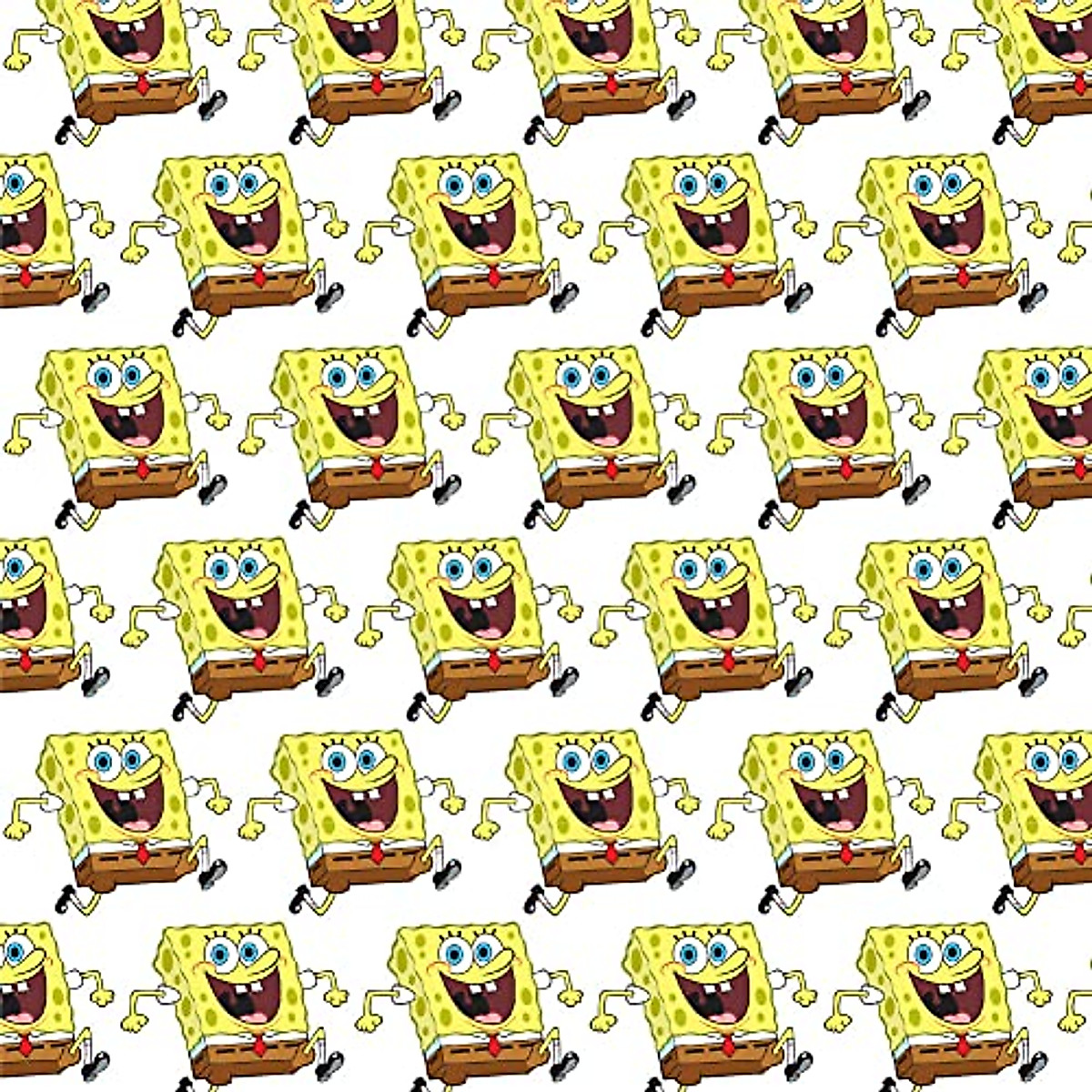 GRAPHICS & MORE Running Spongebob Gift Wrap Wrapping Paper Rolls