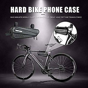 Bike Hard Bicycle Bags Case Phone Frame Front Top Tube Triangle Pouch