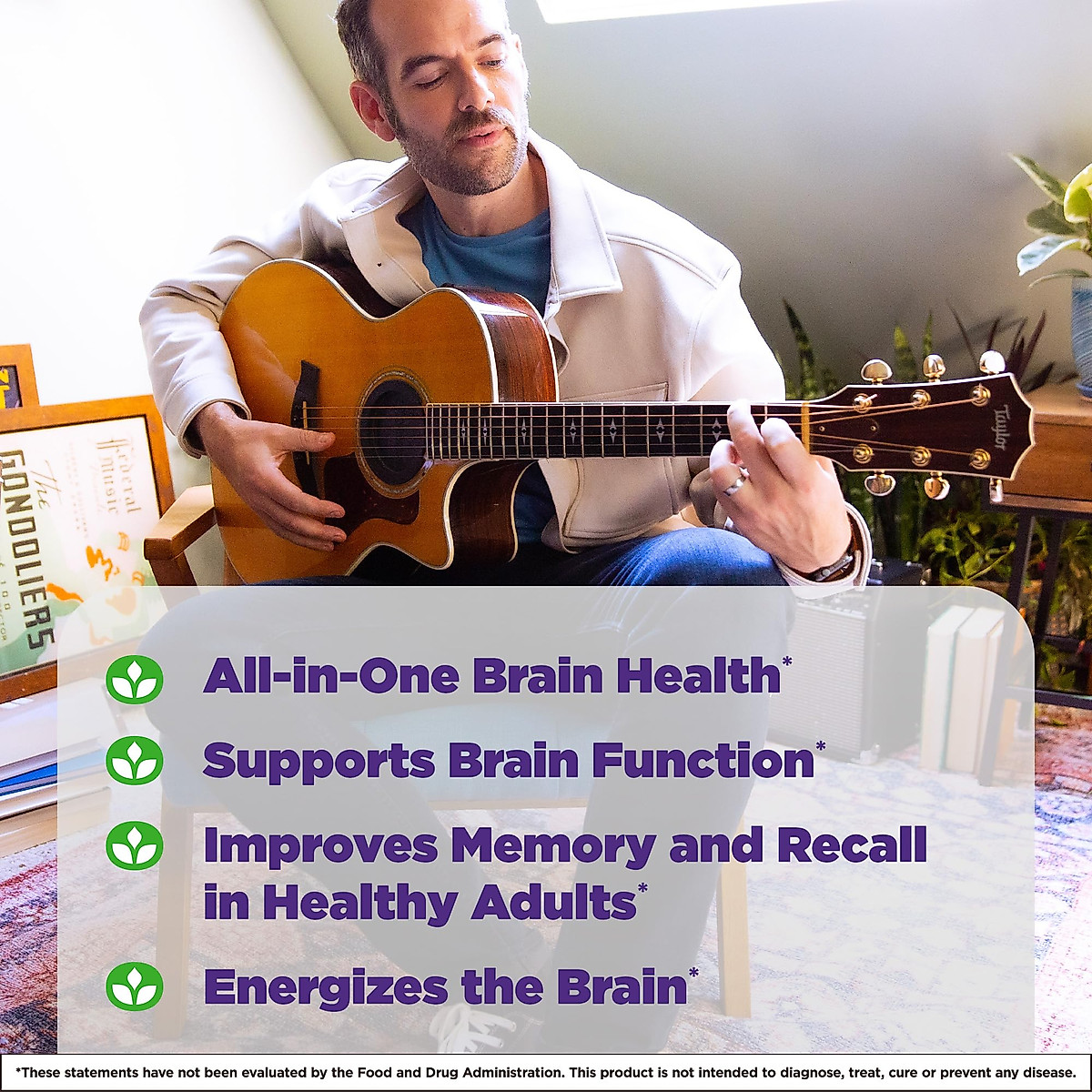 Natrol Cognium Complete Gummies, Brain Health Support, Improves Memory & Clarity, Fruit Punch Flavored Dietary Supplement, Drug Free, 100mg, 50 Gummies