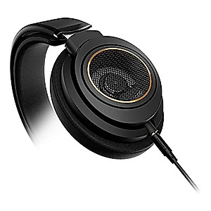 PHILIPS Over Ear Open Back Stereo Headphones Wired with Detachable Audio Jack, Studio Monitor Headphones for Recording Podcast DJ Music Piano Guitar (SHP9600)