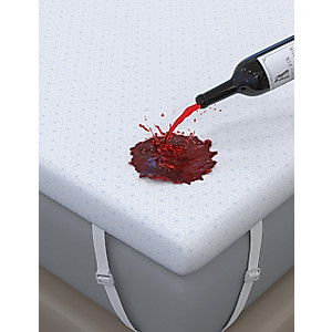 Ferlizer Waterproof 2" [King] Mattress Topper Cover Ultra Soft & Corner Straps, CertiPUR-US Certified