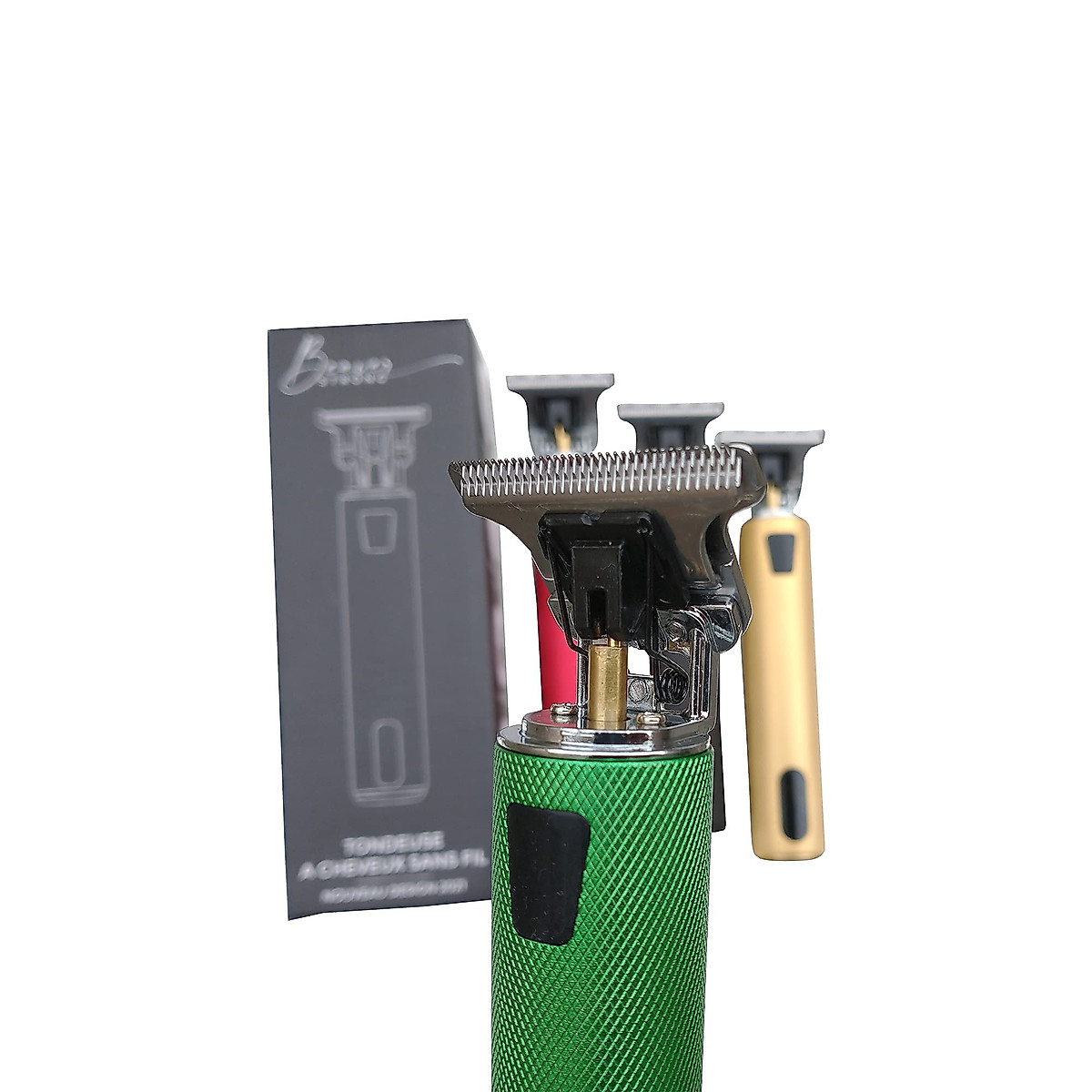 BEAVERSTRONG Cordless Rechargeable Hair Trimmer with LED Power Indicator (Green)