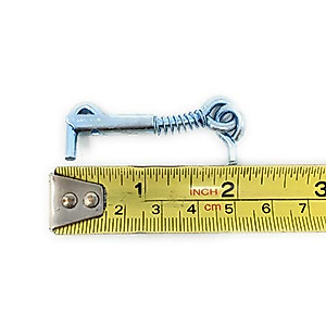 MI MADOL IMPORTS, LLC MADOL Safety Latch with Eye and Hook [2844-10] Pack of 10- ALDABA o GANCHO con Cerrojo para cerrar puerta o Ventana (10)