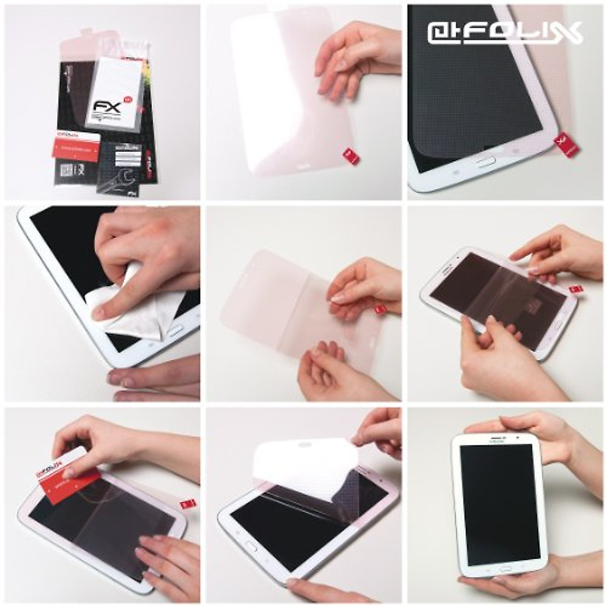 atFoliX Screen Protector compatible with Nextbase 512GW Screen Protection Film, anti-reflective and shock-absorbing FX Protector Film (3X)