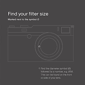 Urth 82mm ND2-400 Variable ND Lens Filter - 1-8.6 Stop Range, Ultra-Slim 20-Layer Nano-Coated Neutral Density Filter for Cameras