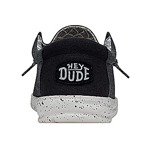 Hey Dude Men's Wally Chambray Blue Size 10| Men's Loafers | Men's Slip On Shoes | Comfortable & Light-Weight