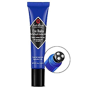Jack Black Eye Balm De-Puffing & Cooling Gel, 0.56 Ounce