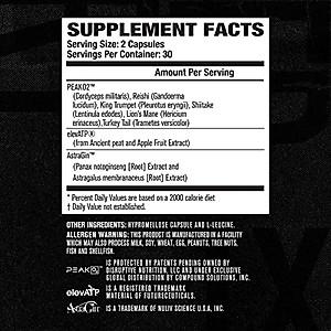 Jacked Factory Build-XT Daily Muscle Builder & Performance Enhancer w/Trademarked Ingredients - Muscle Building Supplement for Strength & Growth - Peak02, ElevATP, & Astragin - 60 Veggie Pills