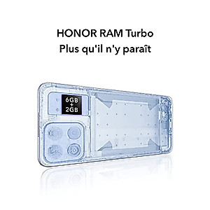 Honor X8 Dual-Sim 128GB ROM + 6GB RAM (GSM only | No CDMA) Factory Unlocked 4G/LTE Smartphone (Ocean Blue) - International Version