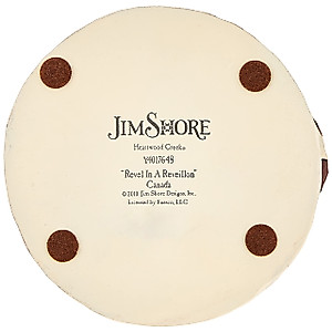 Enesco Jim Shore Heartwood Creek Canadian Santa Figurine, 7.25 Inch, Multicolor