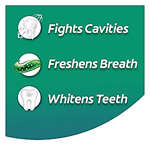 Colgate Max Fresh Toothpaste, Whitening Toothpaste with Mini Breath Strips, Clean Mint Toothpaste for Bad Breath, Helps Fight Cavities, Whitens Teeth, and Freshens Breath, 4 Pack, 6.3 Oz Tubes