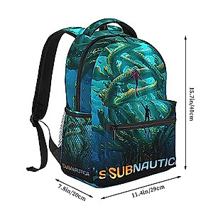 Ycivpoh Backpack Lightweight Durable Casual Daypack Travel Backpack 16"