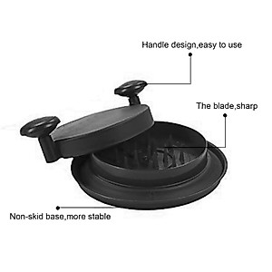 YukaBa Shred Machine, Chicken Shredder Claws Easy Use,Meat Shredder Tool with Handle and Non-Slip Base,Quick Safe Shred Machine Chicken,Meat Shredder for Chicken Pulled Pork Beef,Salad Food (Black)