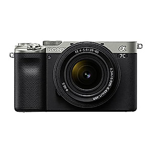 Sony Alpha a7C Full-Frame Compact Mirrorless Camera with FE 28-60mm Lens (Silver) Essentials Bundle (5 Items)