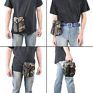 Rangeland Camo Crossbody Bags for Men Small Size Designer Crossbody Bags for Women Small Cell Phone Shoulder Bag Belt Pouch