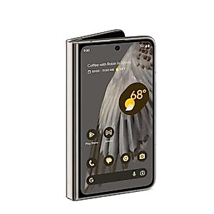 Google Pixel Fold Unlocked Android 5G Smartphone Dual Sim (Single sim+ Esim) 12GB + 256 Storage US Version Model G9FPL - US Warranty (Ships After 07/03) (Porcelain), 512 GB