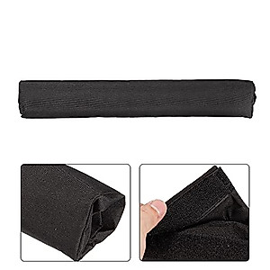 PATIKIL Zero Gravity Chair Foot Rest, Padding Cushion Recliner Support Lounge Chair Accessory for Fishing, Black