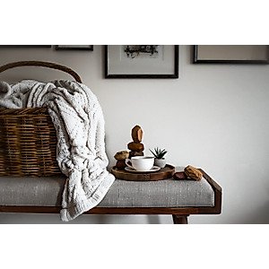 Tumi Ishi 11 Piece Wood Rock Set - Mixed Wood Species - Balancing Blocks - Natural Wood Toy - Organic Jojoba oil and Beeswax Finish - Handmade Wooden Toys - Sensory Toy - USA Made - Personalizable