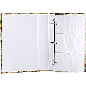 3-Ring Photo Album 504 Pockets Hold 4x6 Photos, Ancient World Map Design