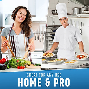 Strong Adhesive (No Drill) Magnetic Knife Holder for Wall - Professional 10 Inch Knife Strip - No Screws Needed - Adhesive Backing - Stainless Steel Knife Bar (Upgraded Version – Will Not Fall)