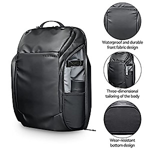TAJEZZO Laptop Backpack Fit 15.6 Inch Notebook with USB Charging Port Durable 20L Travel Backpack Business Daypack