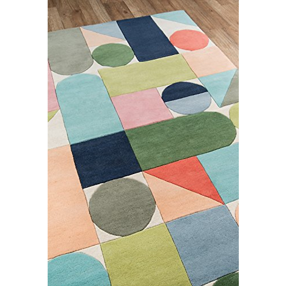 Novogratz Delmar Collection Wright Area Rug, Multicolor, 2'3" x 8'0" Runner, Size Mat for Living Room, Bedroom, Dining Room, Kitchen, Hallways, and Home Office