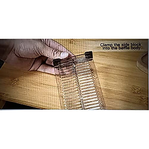 Drawer Divider/Closet Organizer Transparent Black