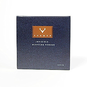 Formen Shine Removal for Men: Translucent Powder To Banish Oil and Shine 12.75 g - Includes Free Sample of Under Eye Hydrogel Patches