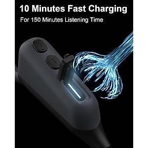 MALEROADS Bone Conduction Headphones, IPX6 Waterproof Open Ear Headphones 14H Playtime Bone Conduction Bluetooth 5.3 Wireless Earbuds Sport Headphones with Mic Sweatproof Headset for Running, Cycling