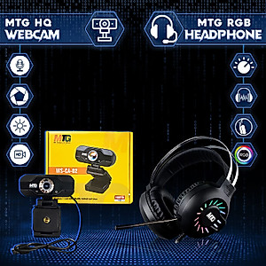 Lumos 8 Gaming Desktop PC, Intel Core i7 7th Gen, AMD RX 6400 4GB DDR6 4GB DDR6, 8GB RAM, 1TB SSD + 4TB HDD, 24 Inch Monitor, PCI-E Bluetooth | Wi-Fi, RGB Kit, Win 10 Pro (Renewed)