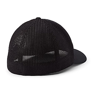 Columbia Mesh Ballcap, Black/White, Large/X-Large