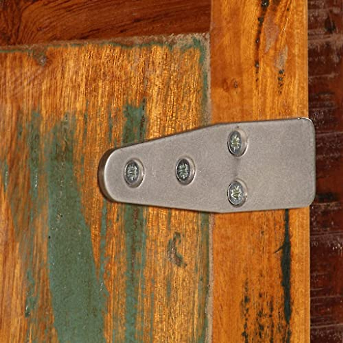 vidaXL Bedside Cabinet TV Cabinets Nightstand Bed Cabinet Box Cabinet Bedside Table Durable Strong Unique 19.7"x11.8"x19.7" Solid Reclaimed Wood