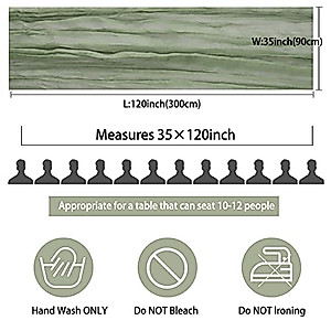 12 Pack 10Ft Cheesecloth Table Runner 35x120 Inch Boho Gauze Table Runner Cheese Cloth Long Table Runner Romantic Table Runner for Wedding Bridal Shower Birthday Party Table Decor (Dusty Sage Green)