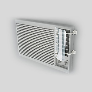 WITFORMS/WINDOW - Adjustable AC air deflector suitable for window air conditioners (side air outlet). Enhance cooling and heating circulation