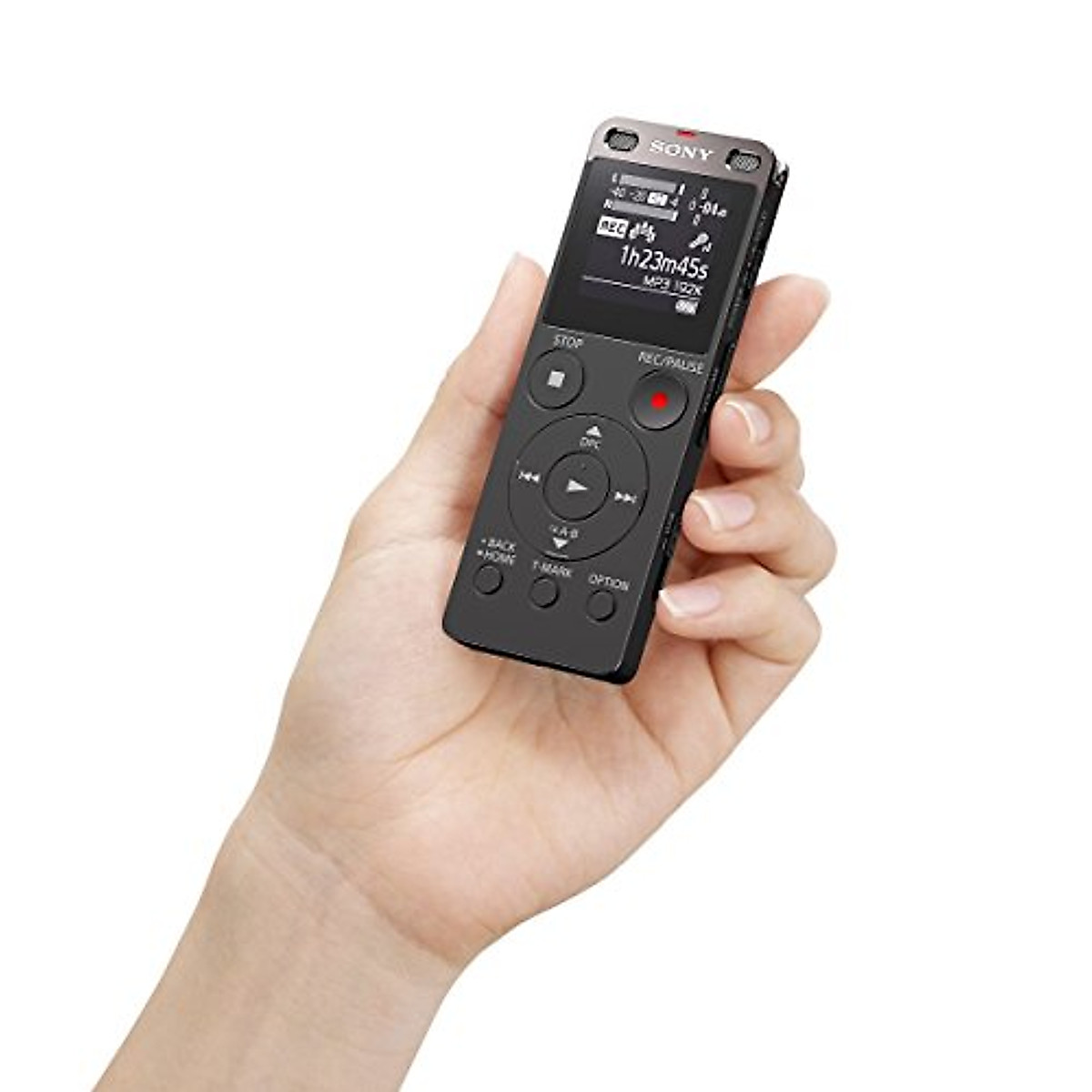 Sony ICDUX560BLK Digital Voice Recorder 1" Black