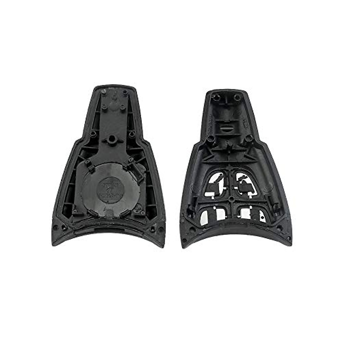 DJL1 Keyless Entry with Battery Relacement 4 Buttons Remote Car Key Fob Case Shell for Saab 9-3 9-5 2003-2011 LTQSAAM433TX Key Fob Casing Without Blade
