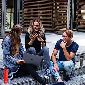 AGRATU Insulated Bottles for Hot and Cold Drinks 316 Stainless Steel Coffee Insulated Vacuum-Insulated Beverage Bottle Easy to Clean Suitable for Drinking Coffee Tea Milk